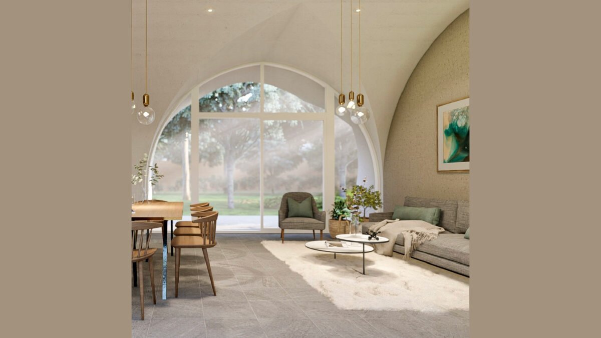 Mirrored earth berm design: Suite - Double - Wonderful Structures